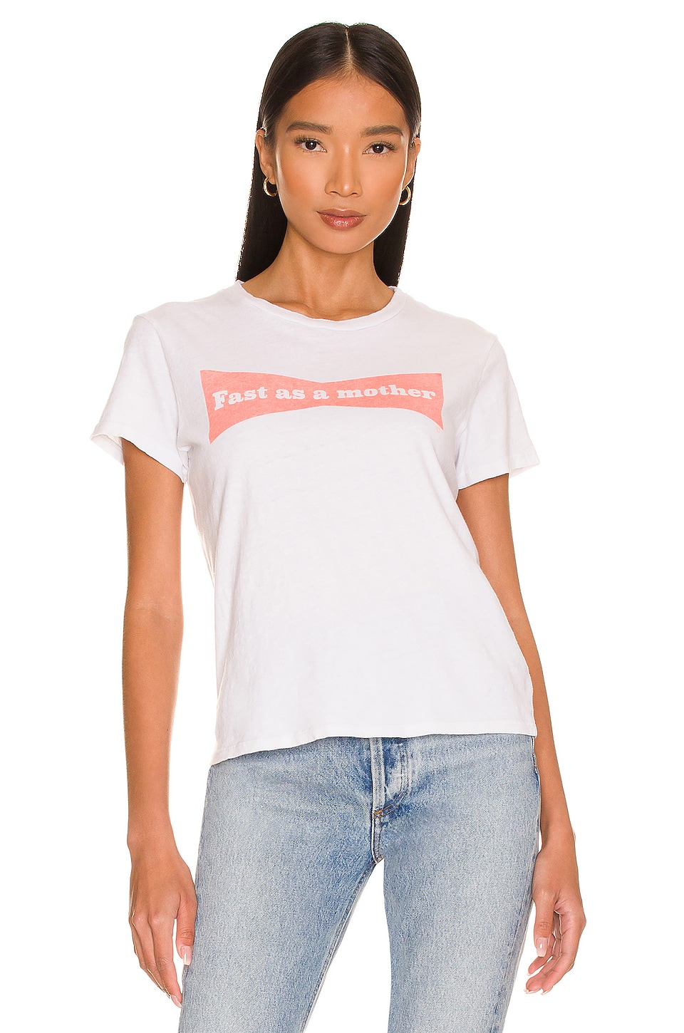 MOTHER The Lil Goodie Goodie Tee in Fast As A Mother | REVOLVE