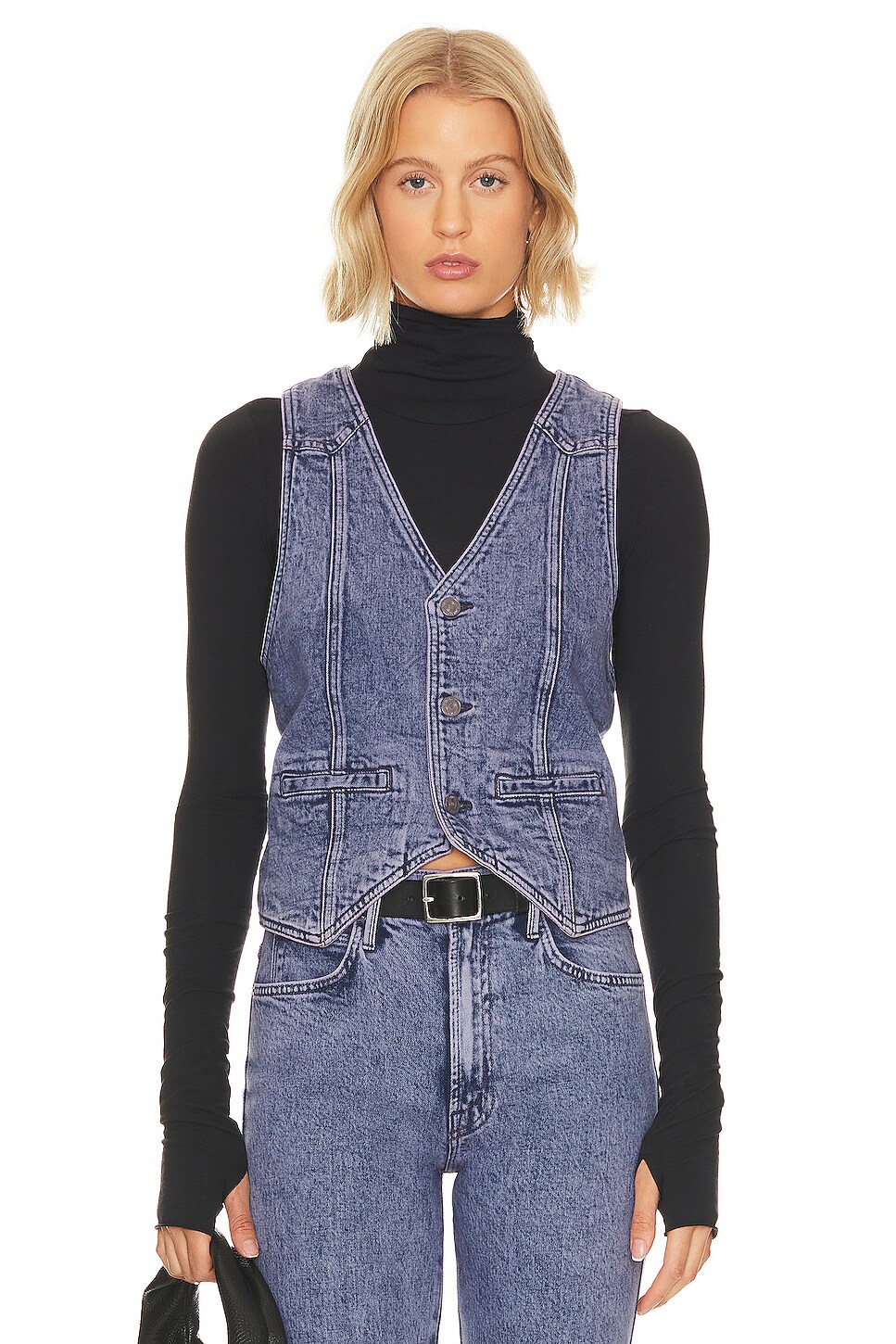 MOTHER The Masked Rider in Paisley Purple | REVOLVE