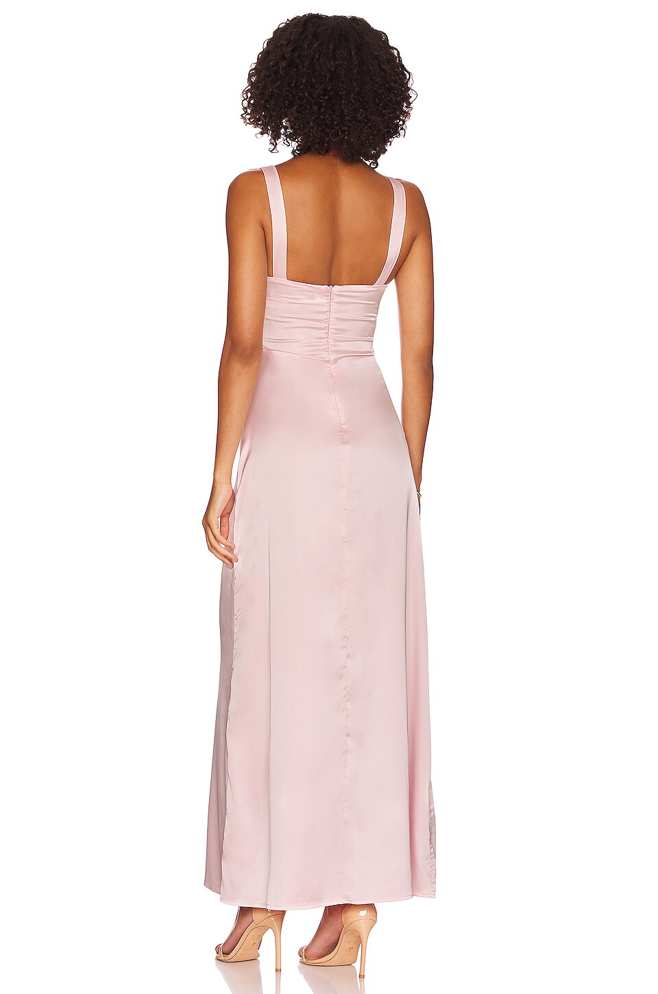 MORE TO COME Poppy Cut Out Dress in Pink | REVOLVE