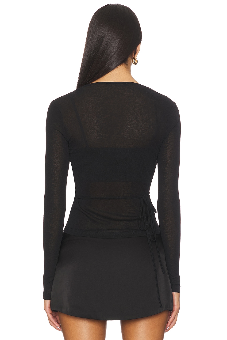 MORE TO COME Cora Wrap Set in Black | REVOLVE