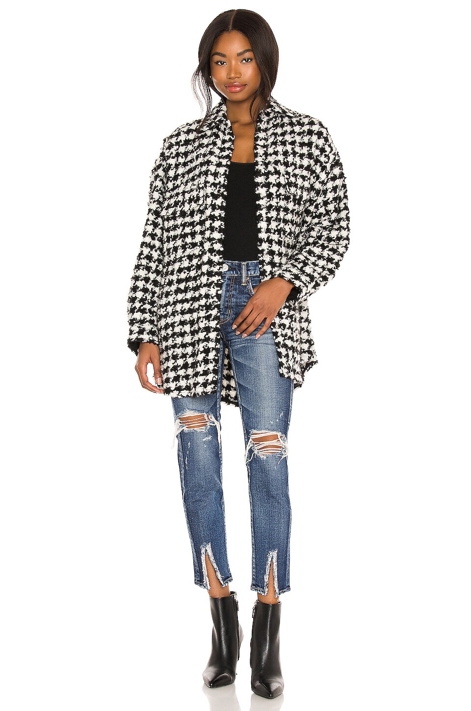 Moussy Vintage Ithan Skinny in Dark Blue | REVOLVE