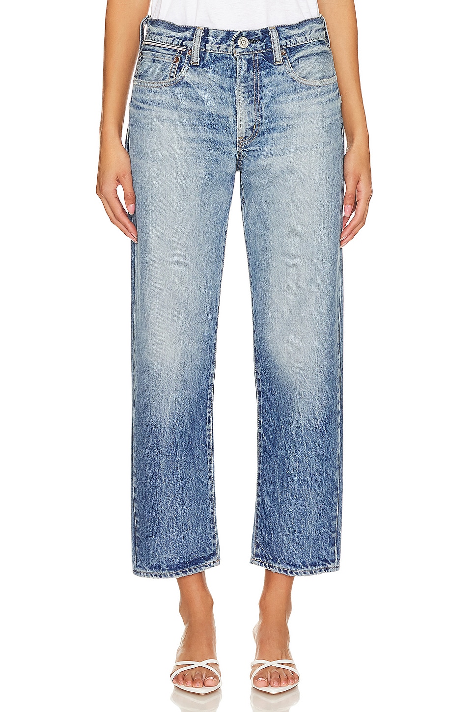 Moussy Vintage Maplecrest Boys Straight in Blue | REVOLVE