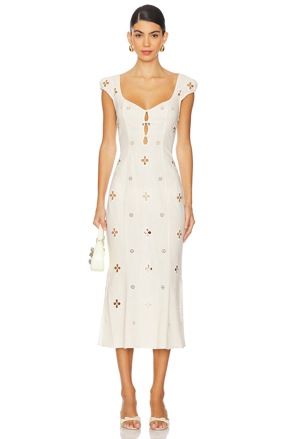 Mirror Palais Maria Dress in Leite | REVOLVE