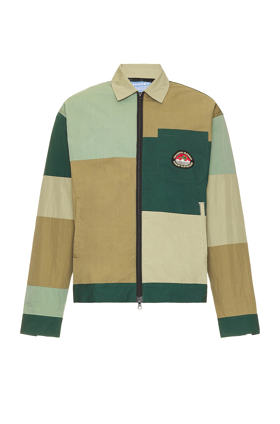 Market Gorp Patchwork Jacket in Eden | REVOLVE