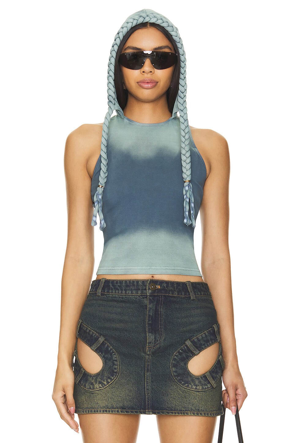 MARRKNULL Tank Top in Blue | REVOLVE