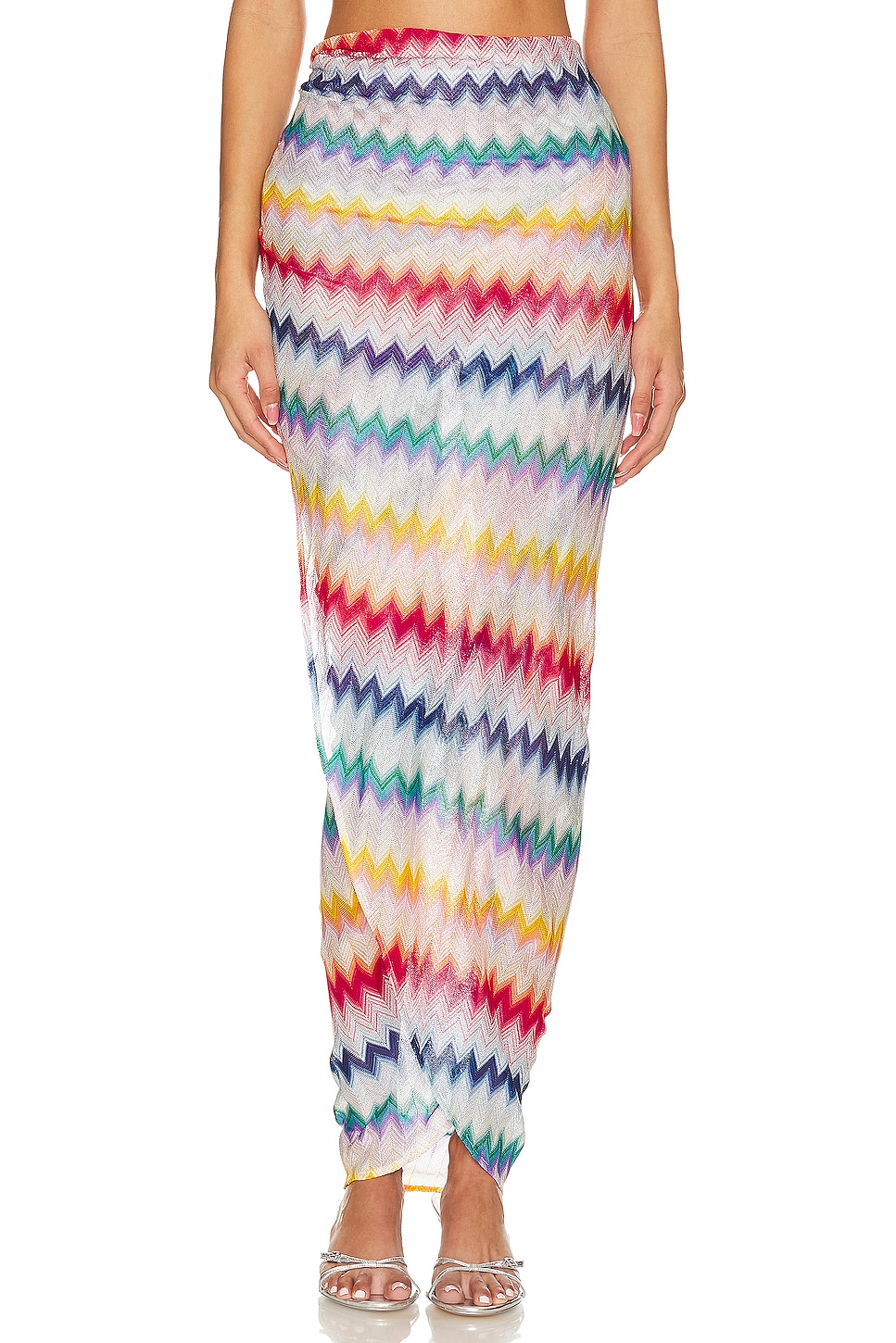 Missoni Long Skirt in White Multicolor | REVOLVE