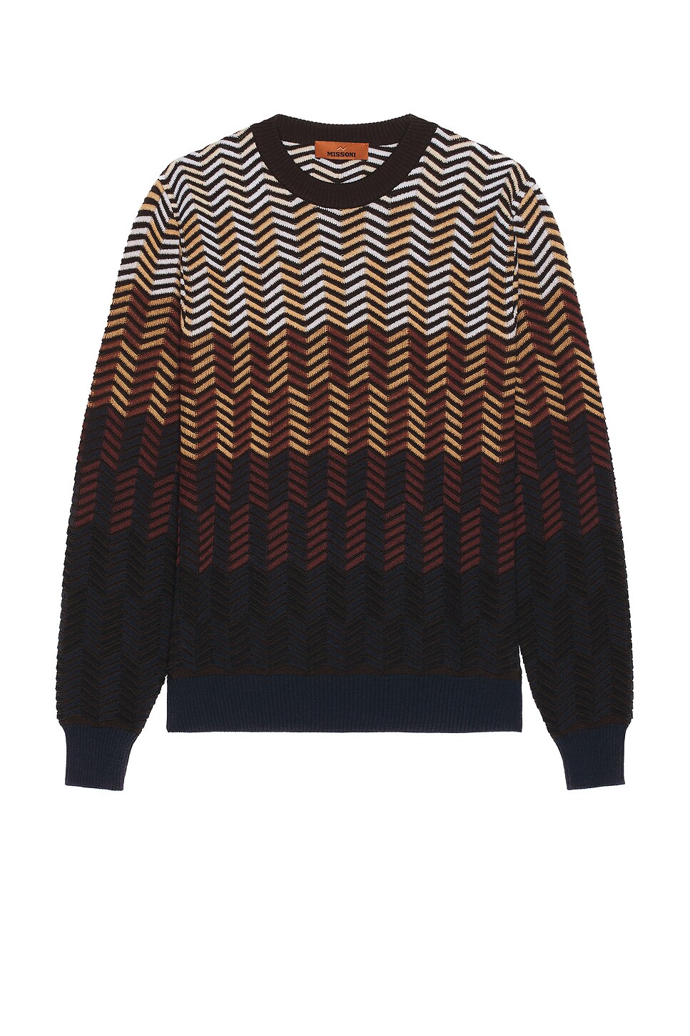 Missoni Chevron Sweater in Brown | REVOLVE