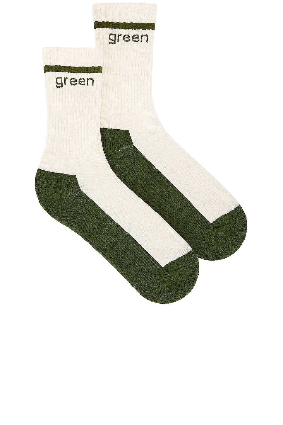 Mister Green Hemp Athletic Crew Sock in Natural | REVOLVE