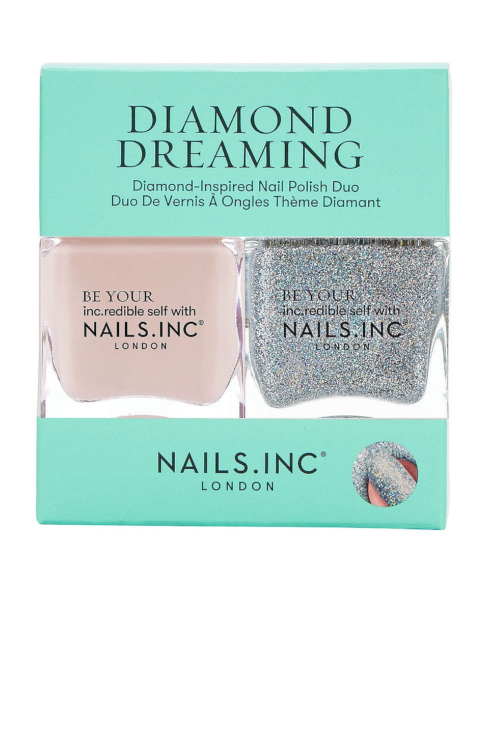 Nails Inc Diamond Dreaming Nail Polish Duo In Diamond Dreaming Revolve