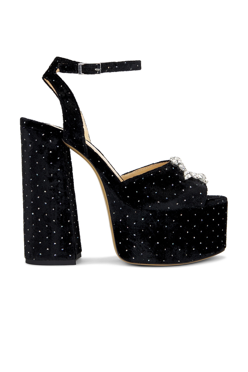 Nalebe Upendi Platform Sandal in Black | REVOLVE