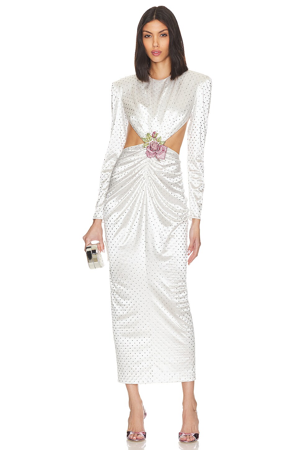 The New Arrivals by Ilkyaz Ozel Thea Dress in White Crystal | REVOLVE