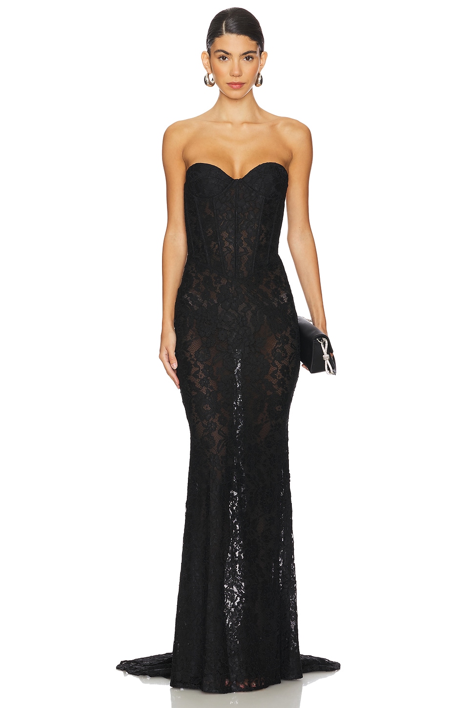 The New Arrivals by Ilkyaz Ozel Evelyn Gown in Derri?re Noir | REVOLVE