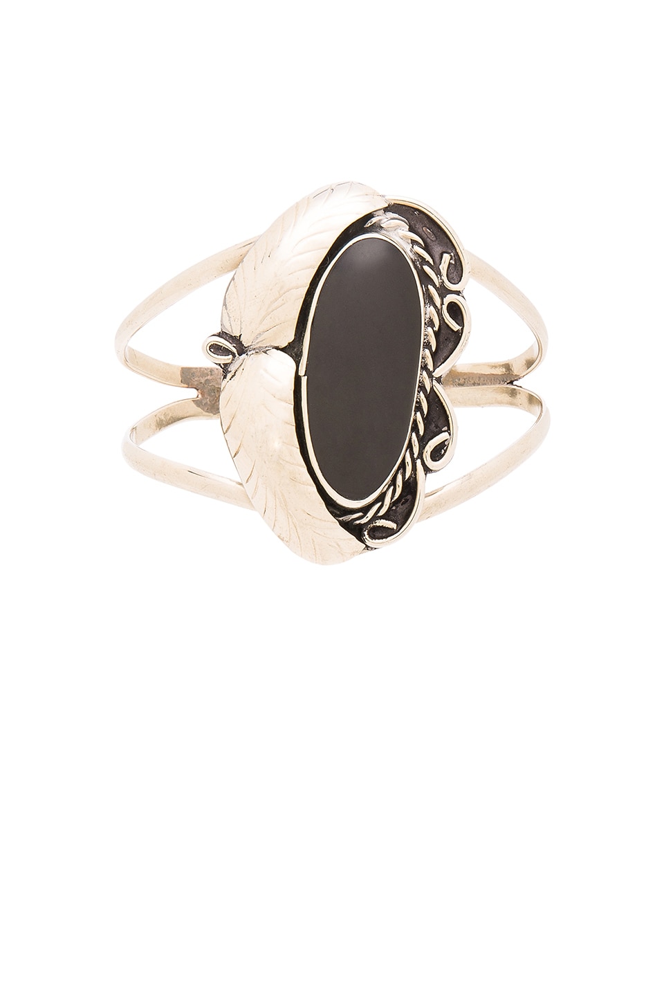 Natalie B Jewelry Two Raven Cuff in Onyx | REVOLVE