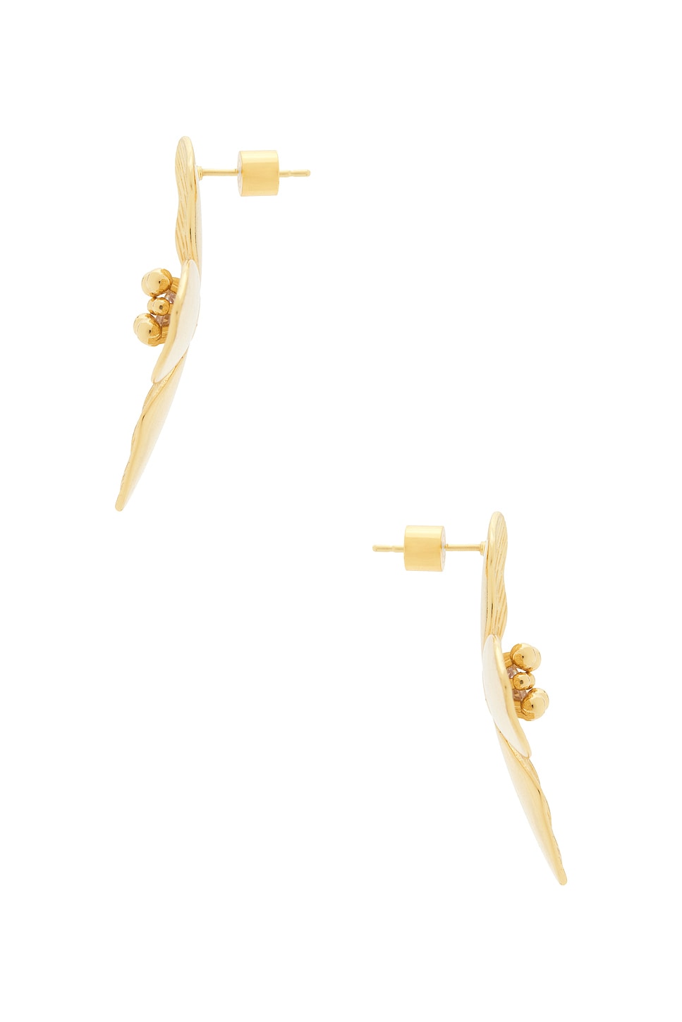 Natalie B Jewelry Flora Stud Earring in Gold | REVOLVE