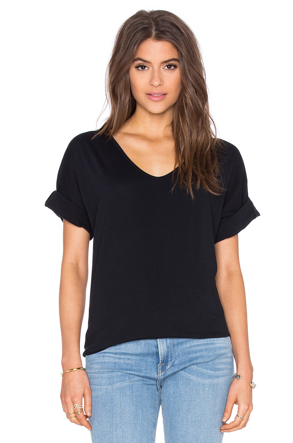 Nation Los Angeles Sinclair Tee in Black | REVOLVE