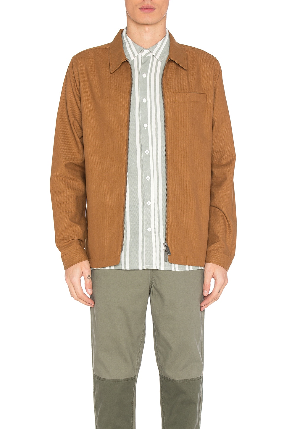 Native Youth Hemmit Jacket in Brown | REVOLVE