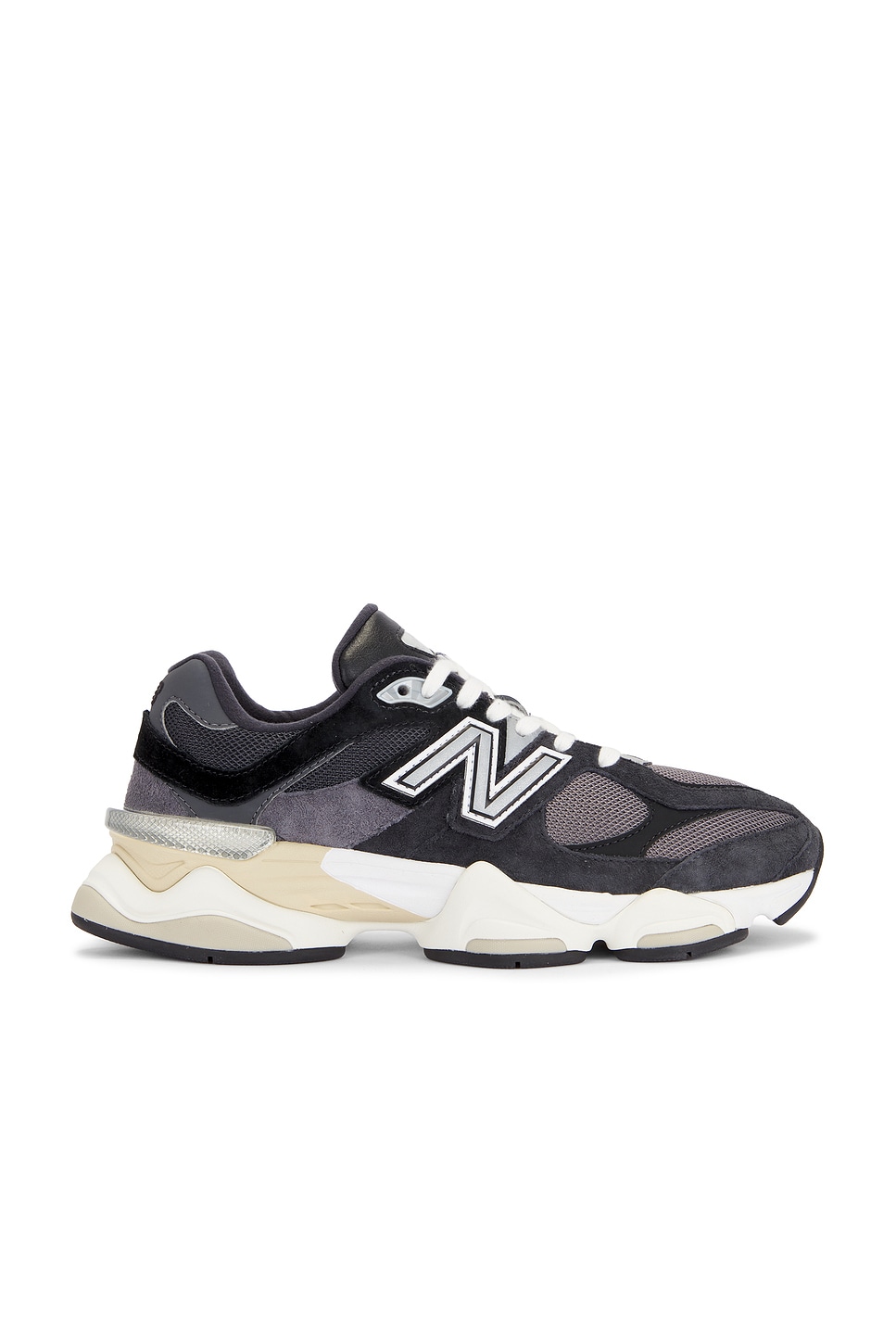 New Balance 9060 in Black, Phantom, Magnet, & Silver Metallic | REVOLVE