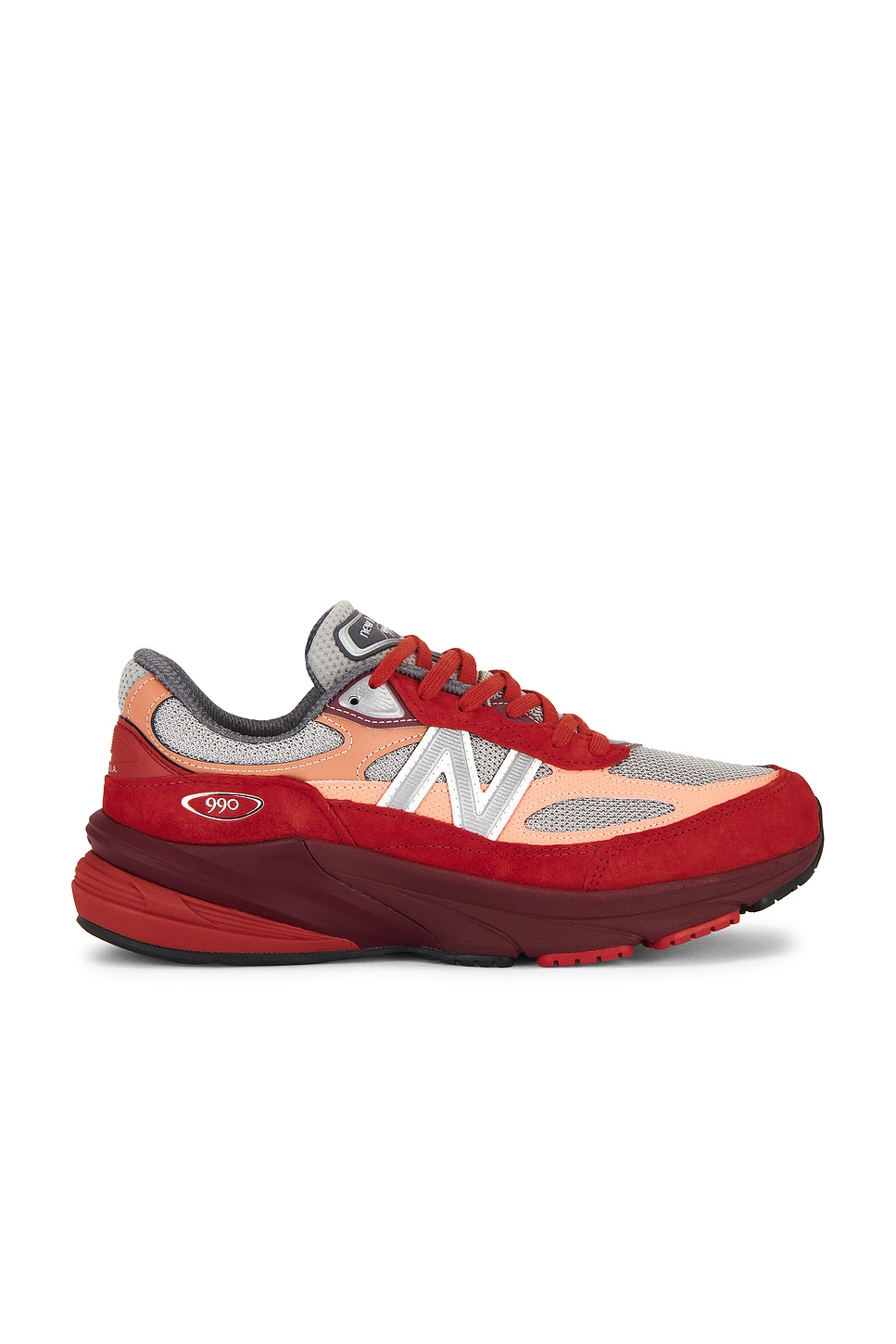 New Balance 990 Sneaker in Molten Lava, Monarch Burgundy, & Slate Grey ...