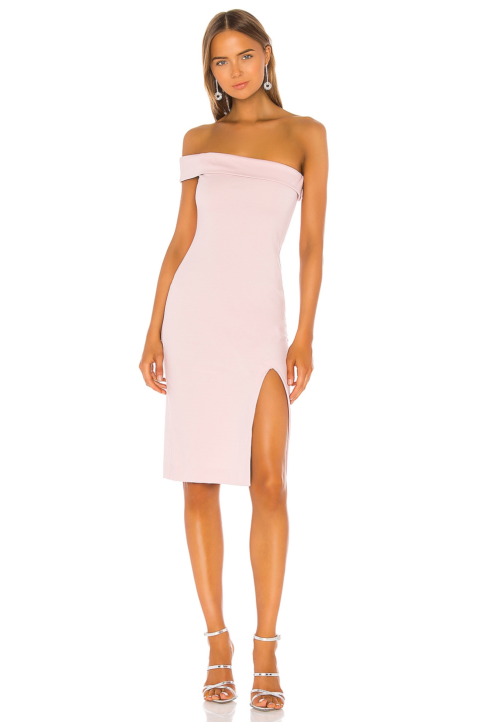 NBD Kade Midi Dress in Ballet Pink | REVOLVE
