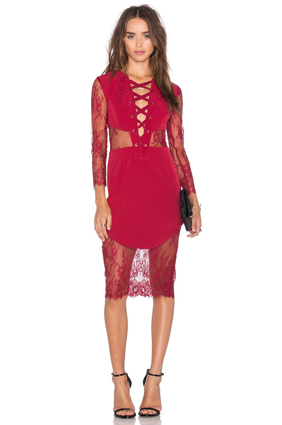 NBD Ransom Dress in Merlot | REVOLVE