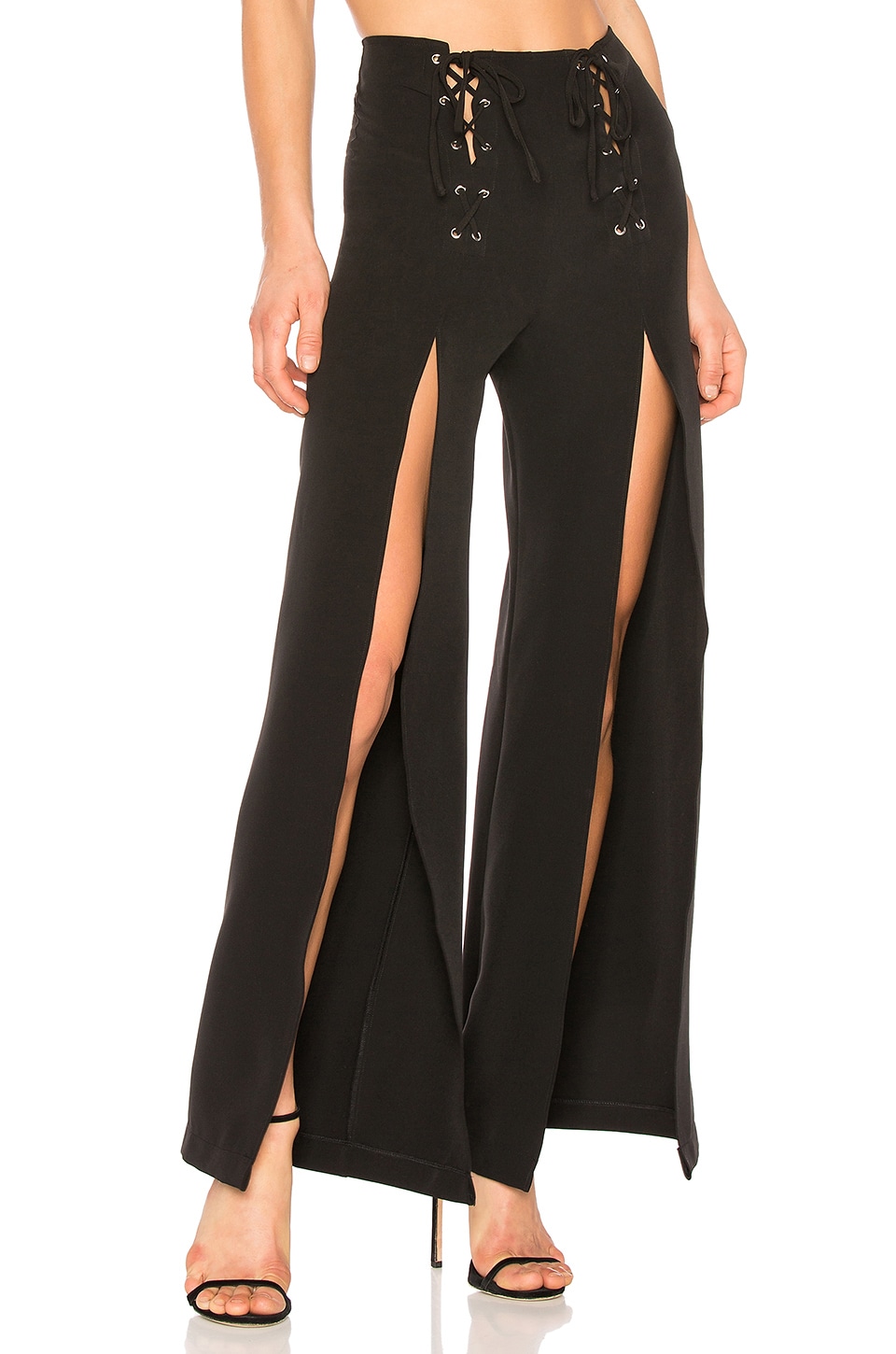 NBD Aligned Slit Flare in Black | REVOLVE