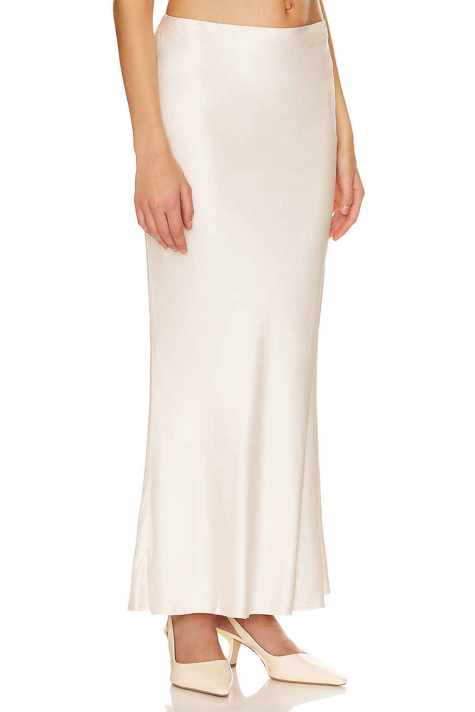 NBD Neveah Maxi Skirt in Ivory | REVOLVE