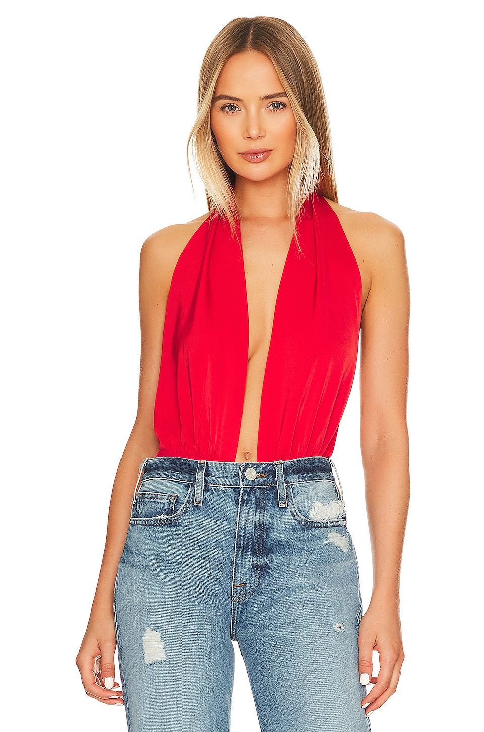 NBD Sivan Bodysuit in Red | REVOLVE