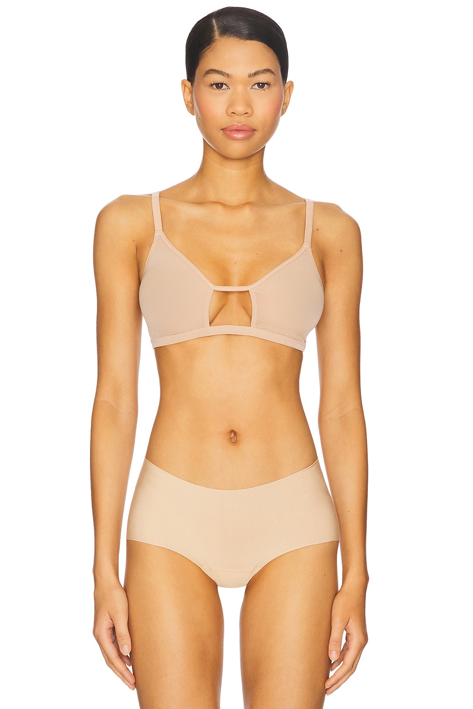 Negative Underwear Sieve Cutout Bra in Buff | REVOLVE