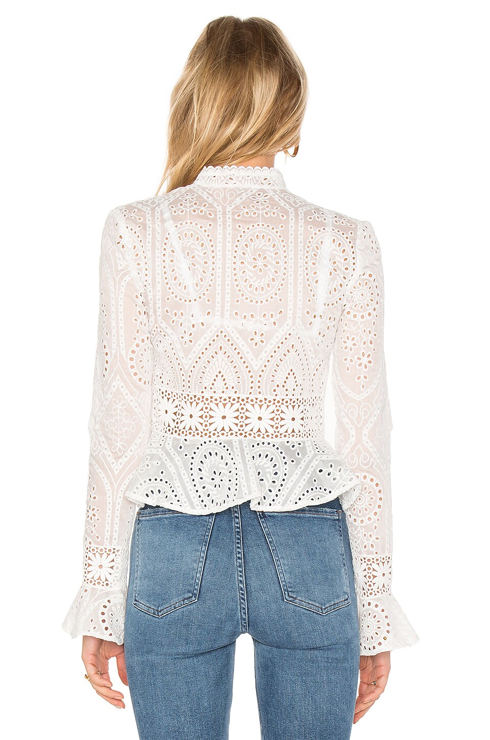 NICHOLAS Vintage Organdy Top in Antique White | REVOLVE