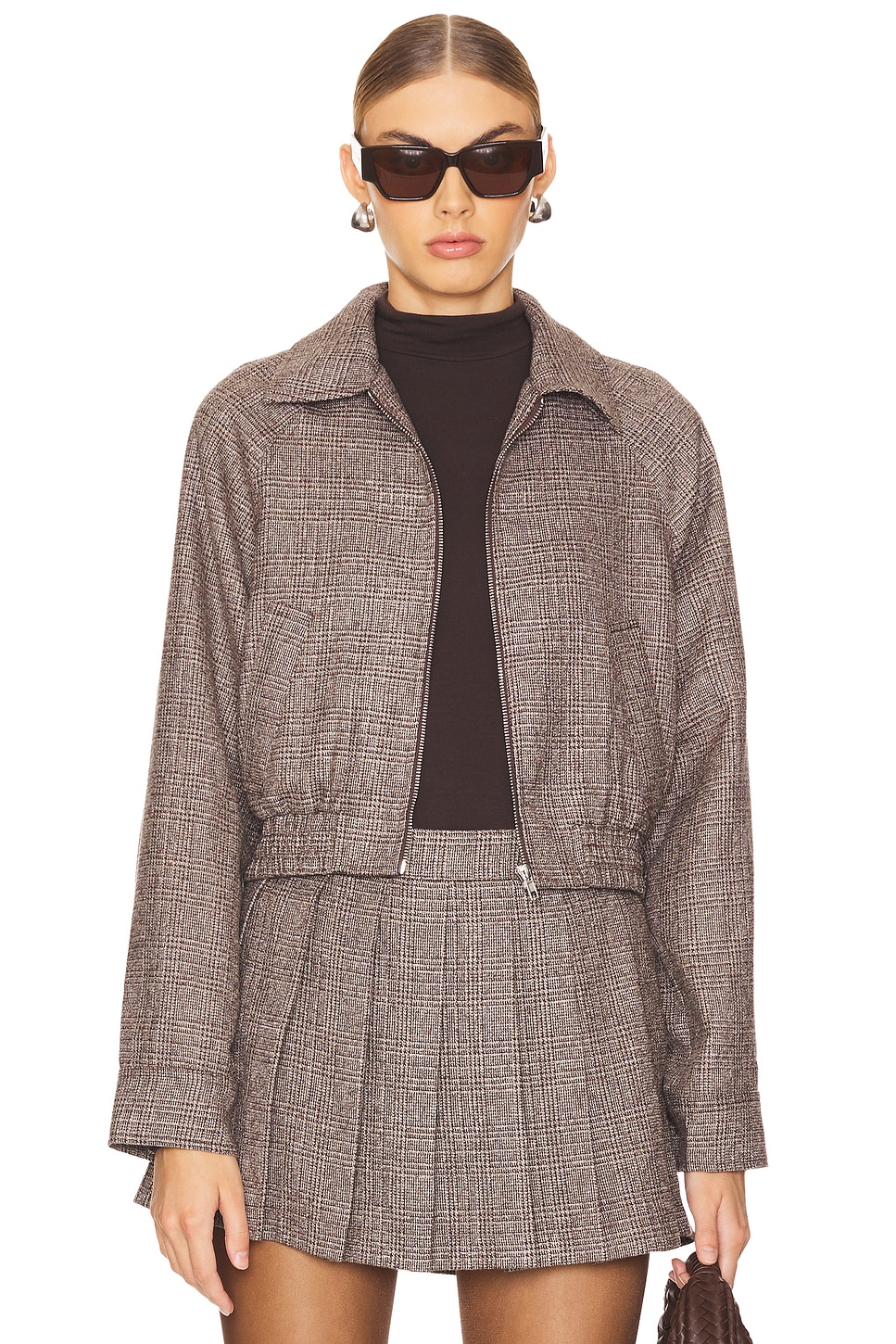 NIA Daniel Bomber Jacket in Brown | REVOLVE