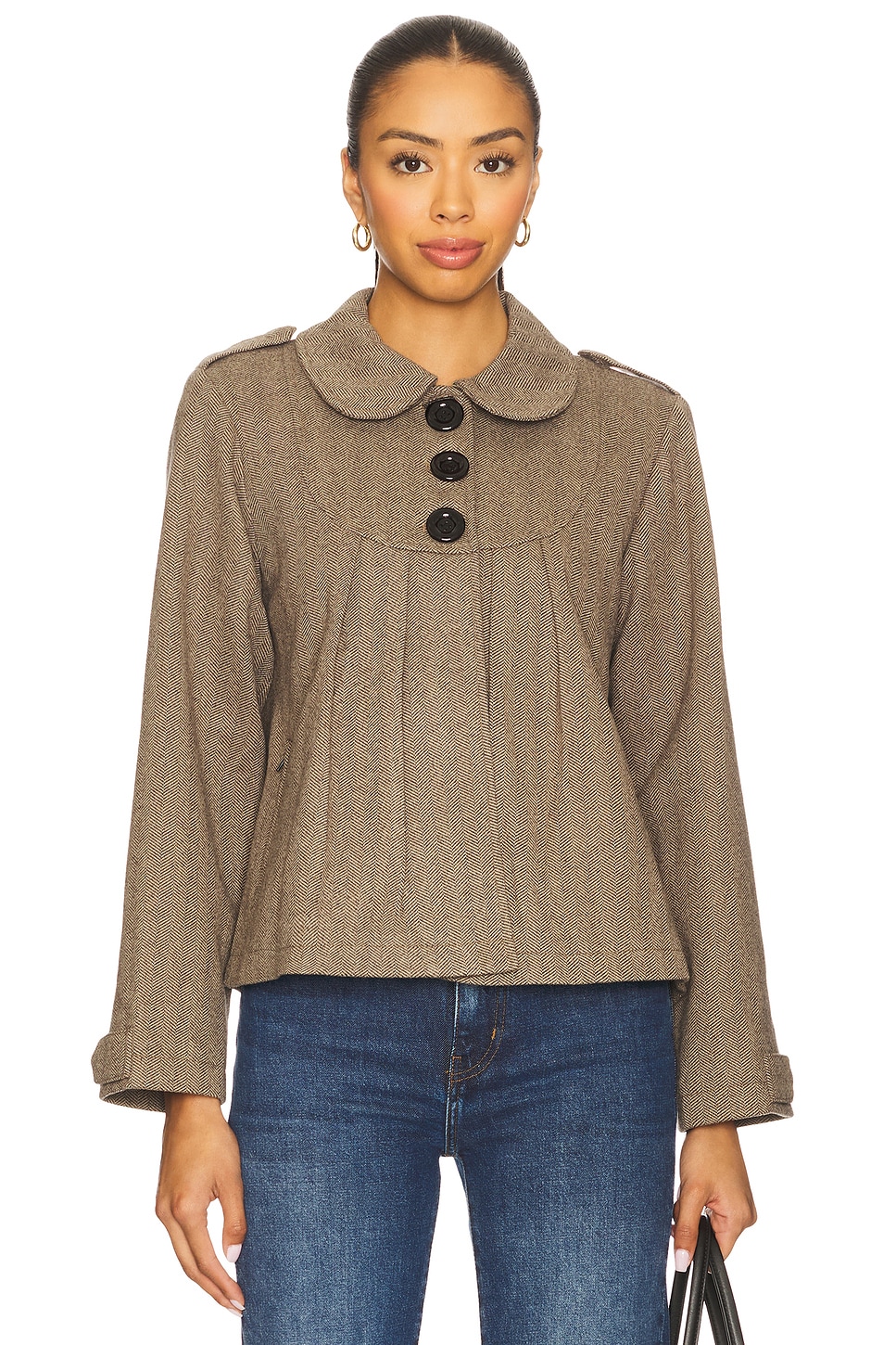 NIIHAI The Tilly Jacket in Brown | REVOLVE
