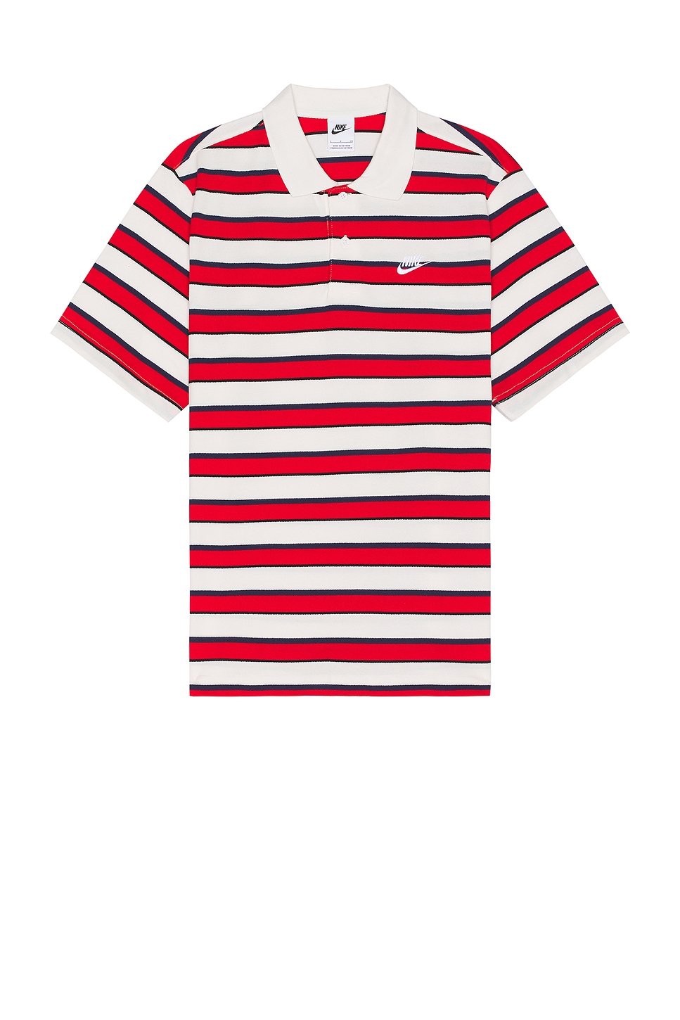 Nike Striped Polo in Sail & White | REVOLVE