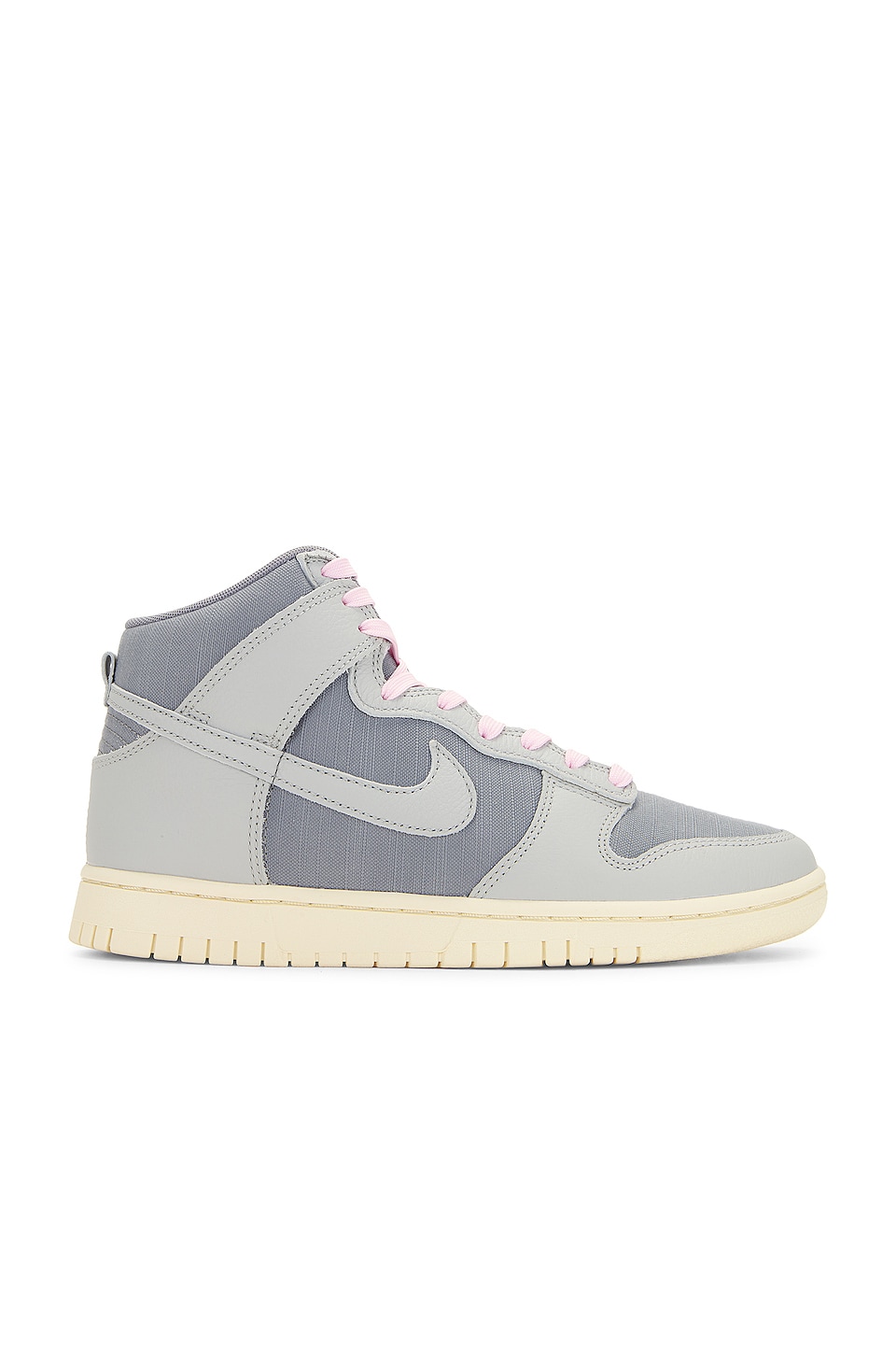 Nike Dunk Hi Retro PRM in Light Smoke Grey, Grey Fog & Sail | REVOLVE