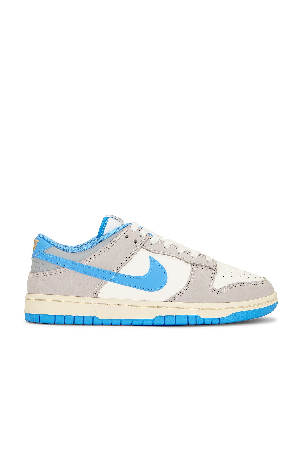 Nike Dunk Low in Sail, University Blue, & Iron | REVOLVE