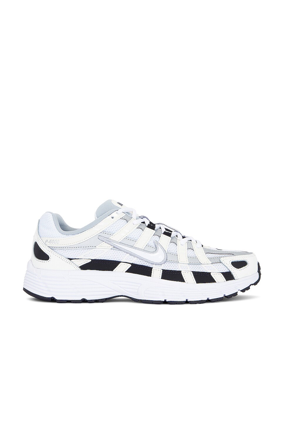 Nike P-6000 in Sail, White, Wolf Grey, & Metallic Silver | REVOLVE