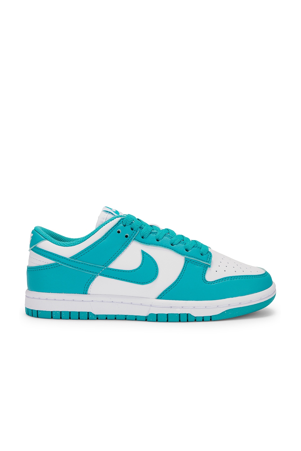 Nike Dunk Low Sneaker in White & Dusty Cactus | REVOLVE