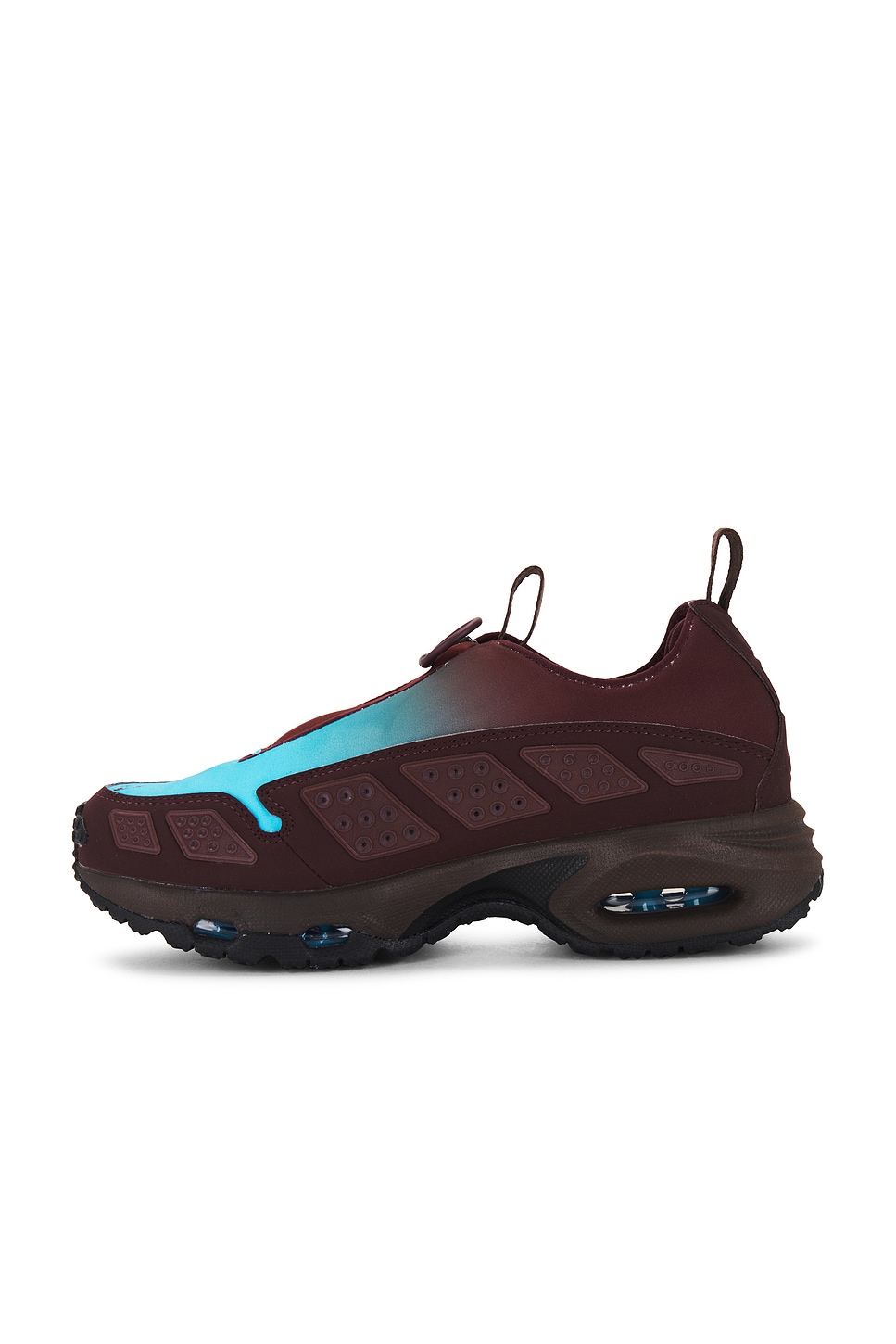 Nike Air Max Sndr in Burgundy Crush & Baltic Blue Baroque Brown | REVOLVE