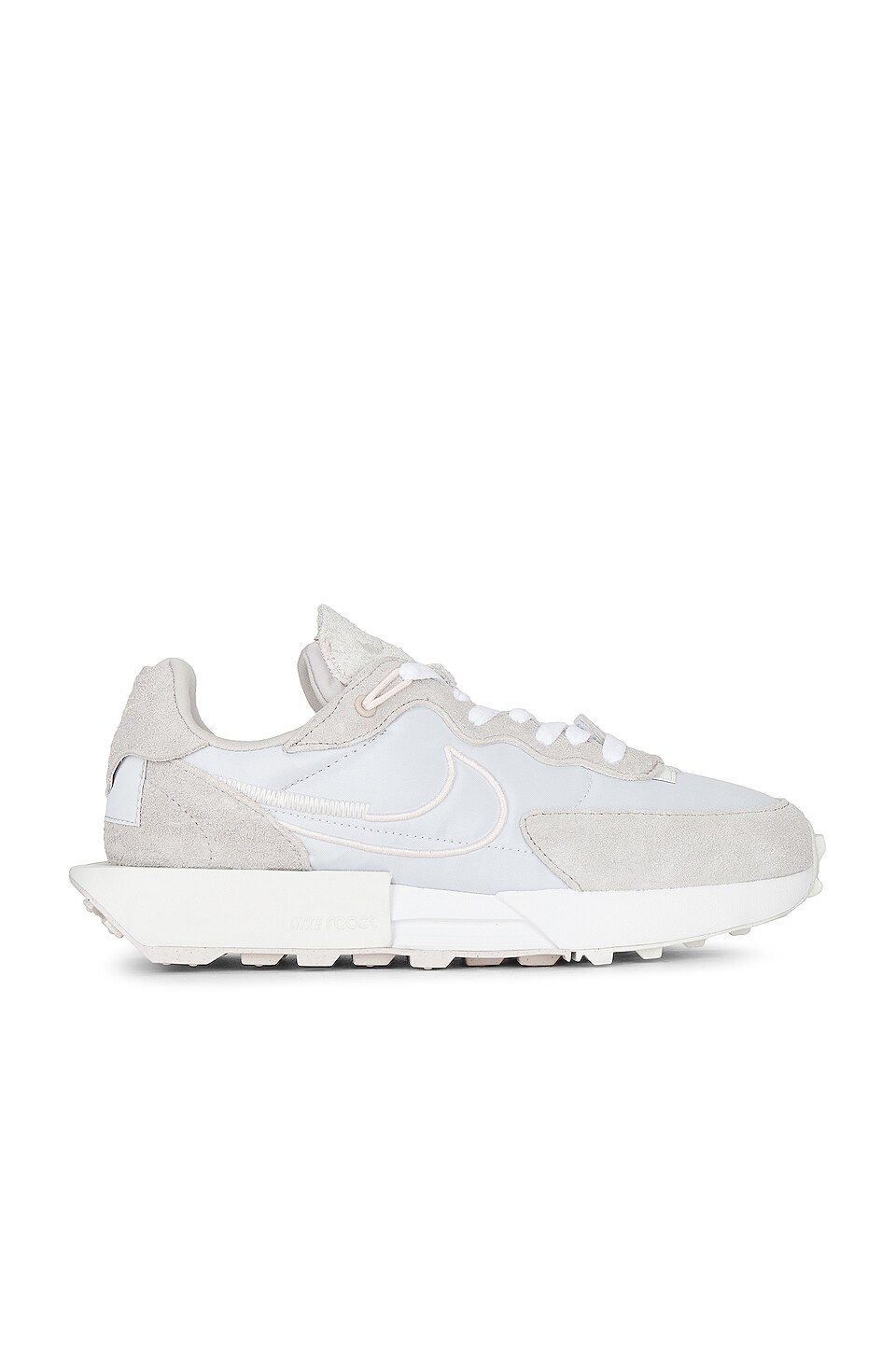 Nike Fontanka Waffle in Pure Platinum & Light Soft Pink | REVOLVE