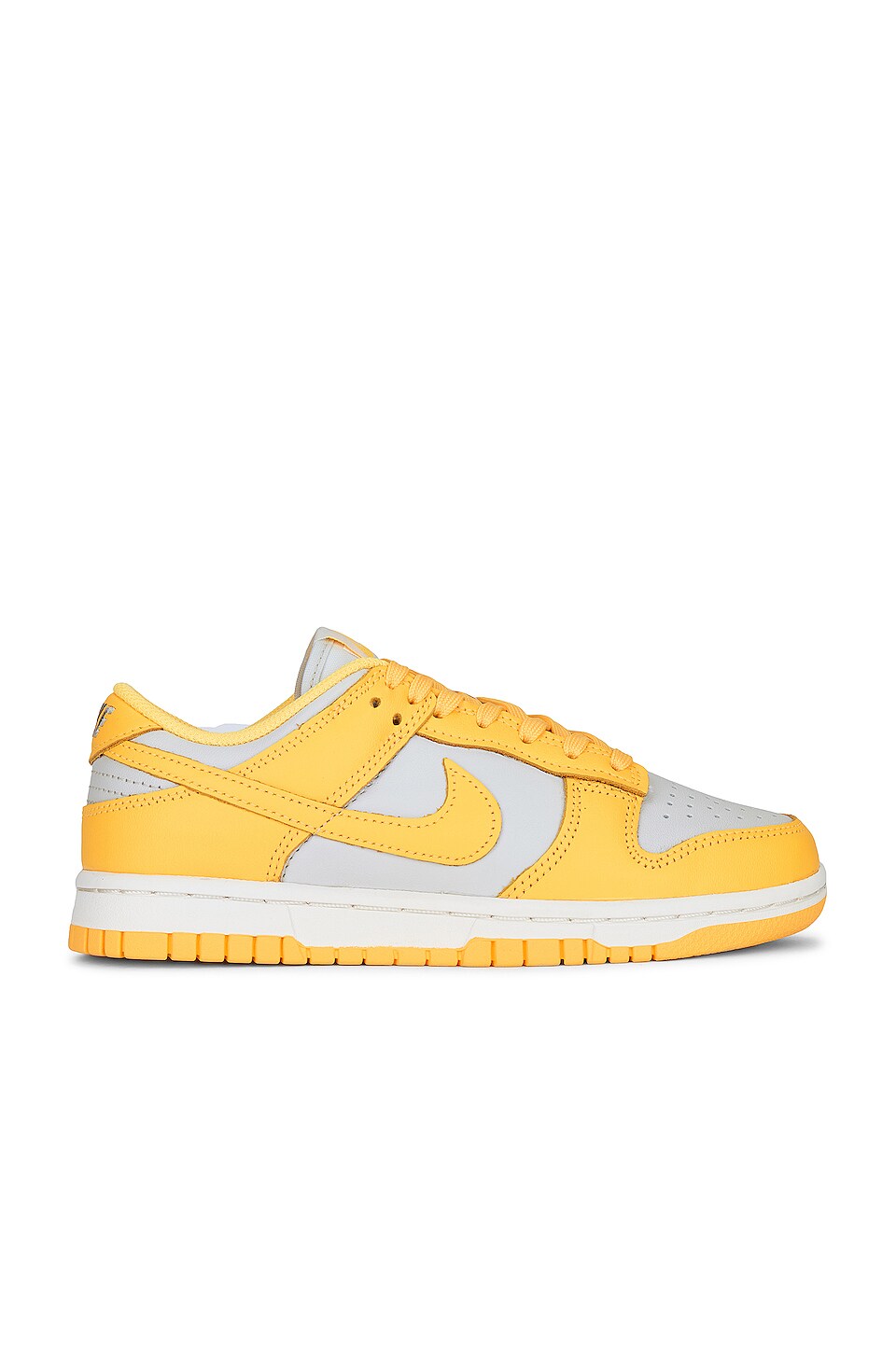 Nike Dunk Low Sneaker in Light Bone, Citron, & Pulse | REVOLVE