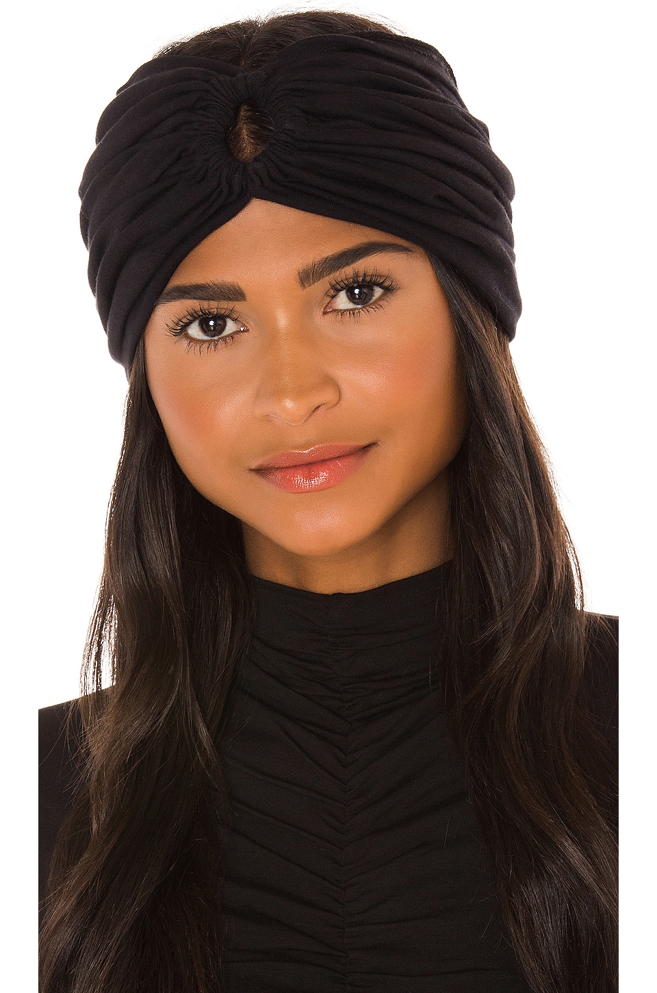 Norma Kamali Turban in Black Terry | REVOLVE