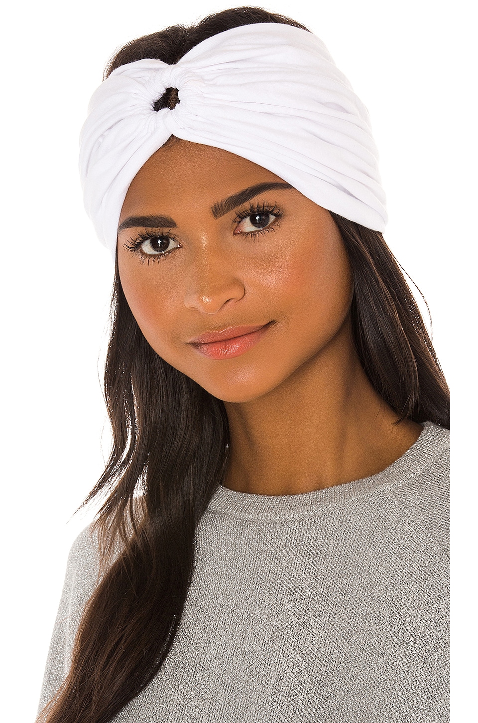 Norma Kamali Turban in White Terry | REVOLVE