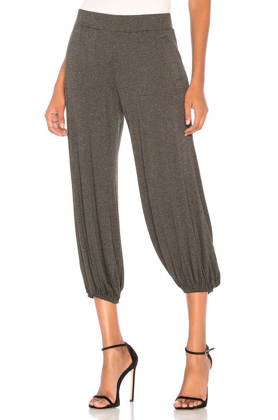 Norma Kamali Puff Jog Pant in Dark Grey | REVOLVE