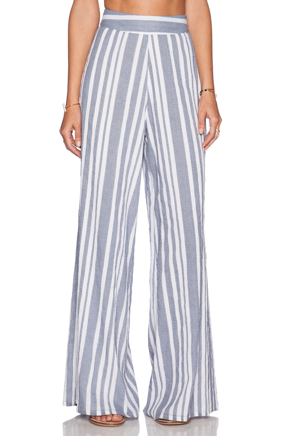Nikki Reed for REVOLVE Marley Pant in Blue & White | REVOLVE