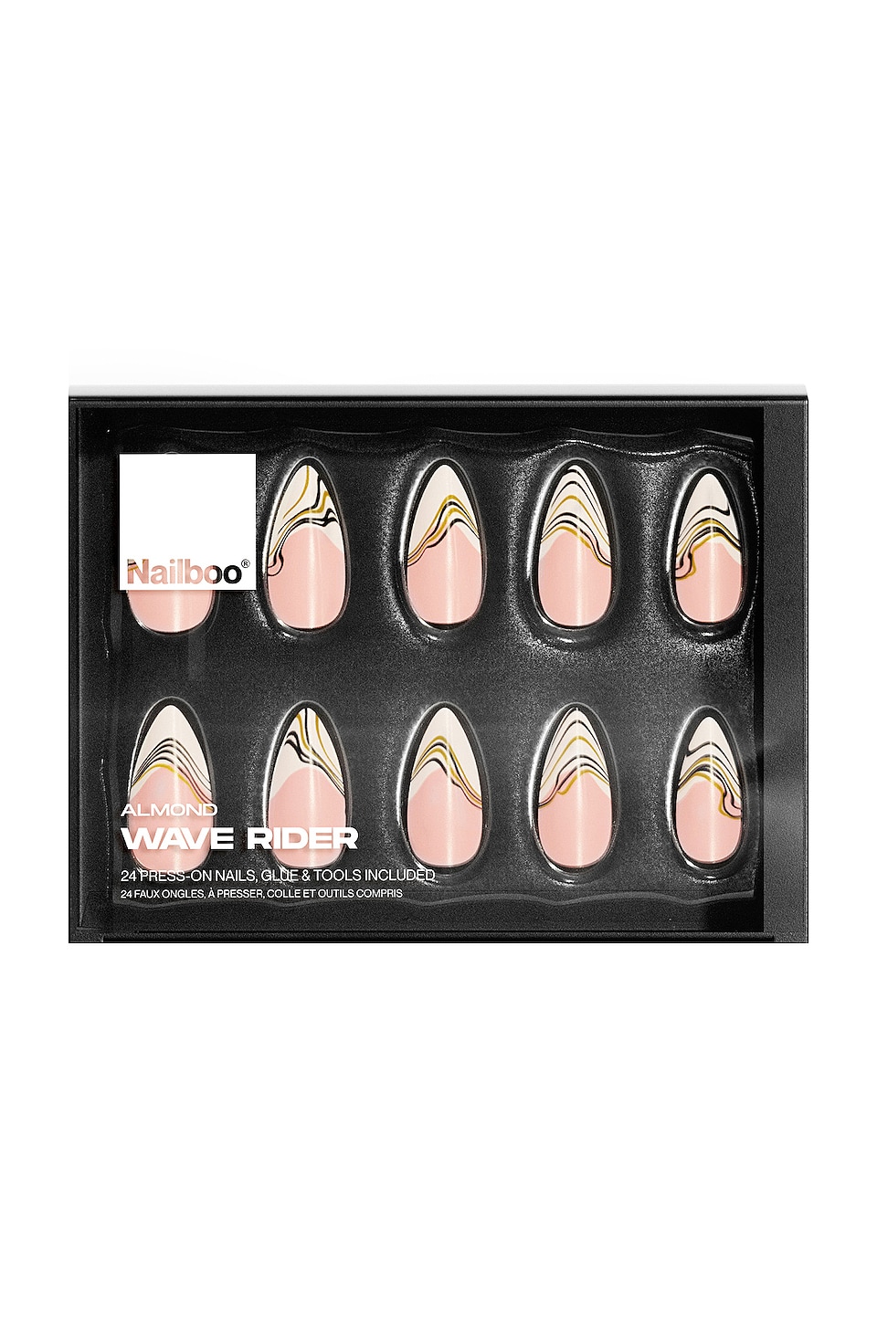Nailboo Wave Rider Press On Nails in Wave Rider | REVOLVE