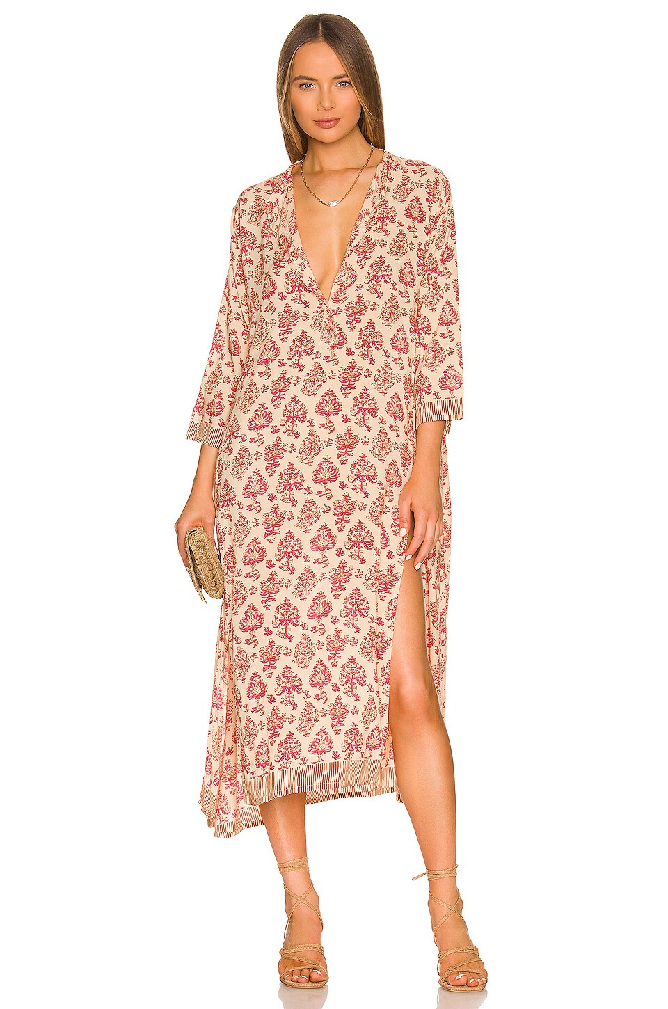 Natalie Martin Isobel Dress in Cyprus Print Pink | REVOLVE