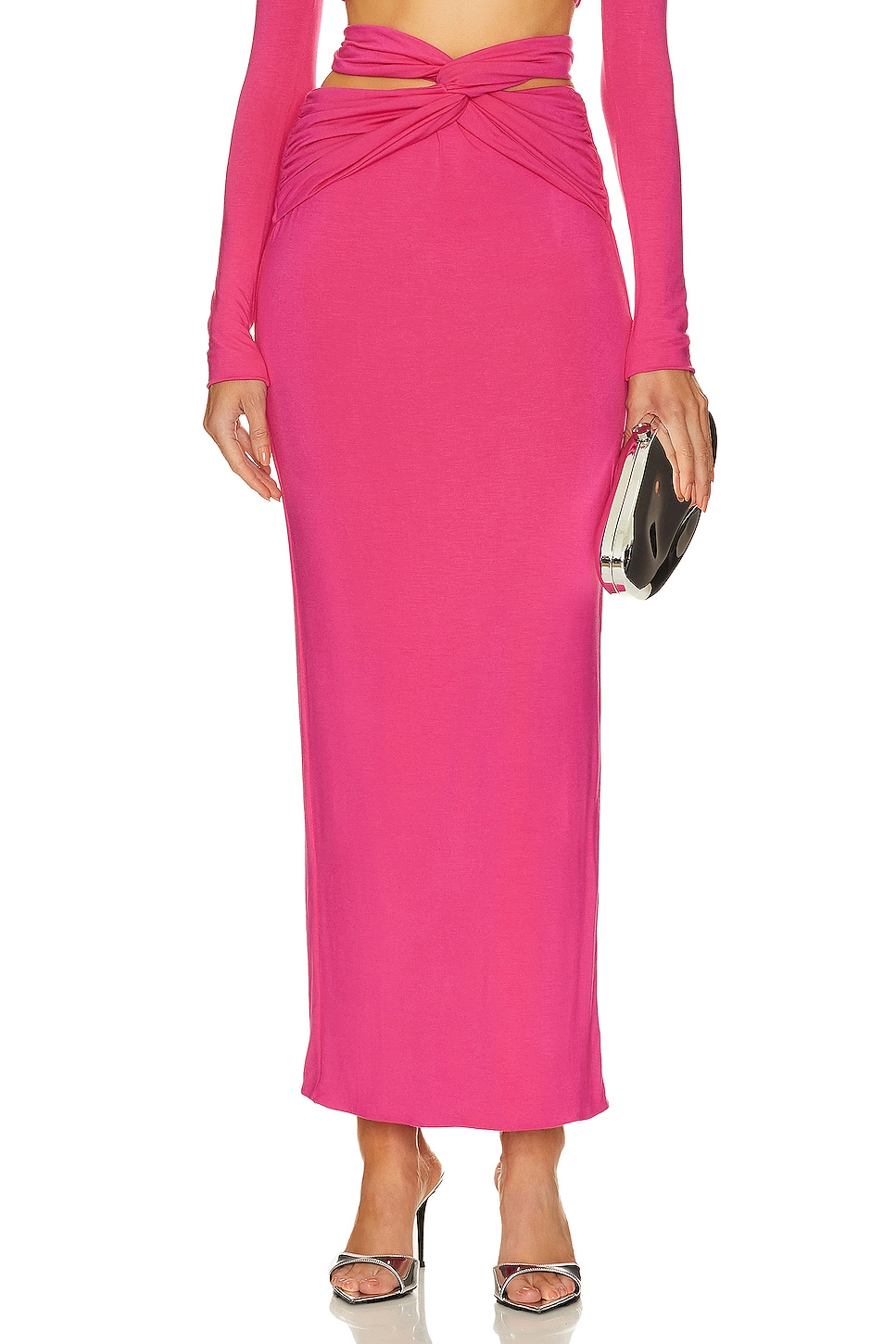 Natalie Rolt Maeve Skirt in Neon Pink | REVOLVE