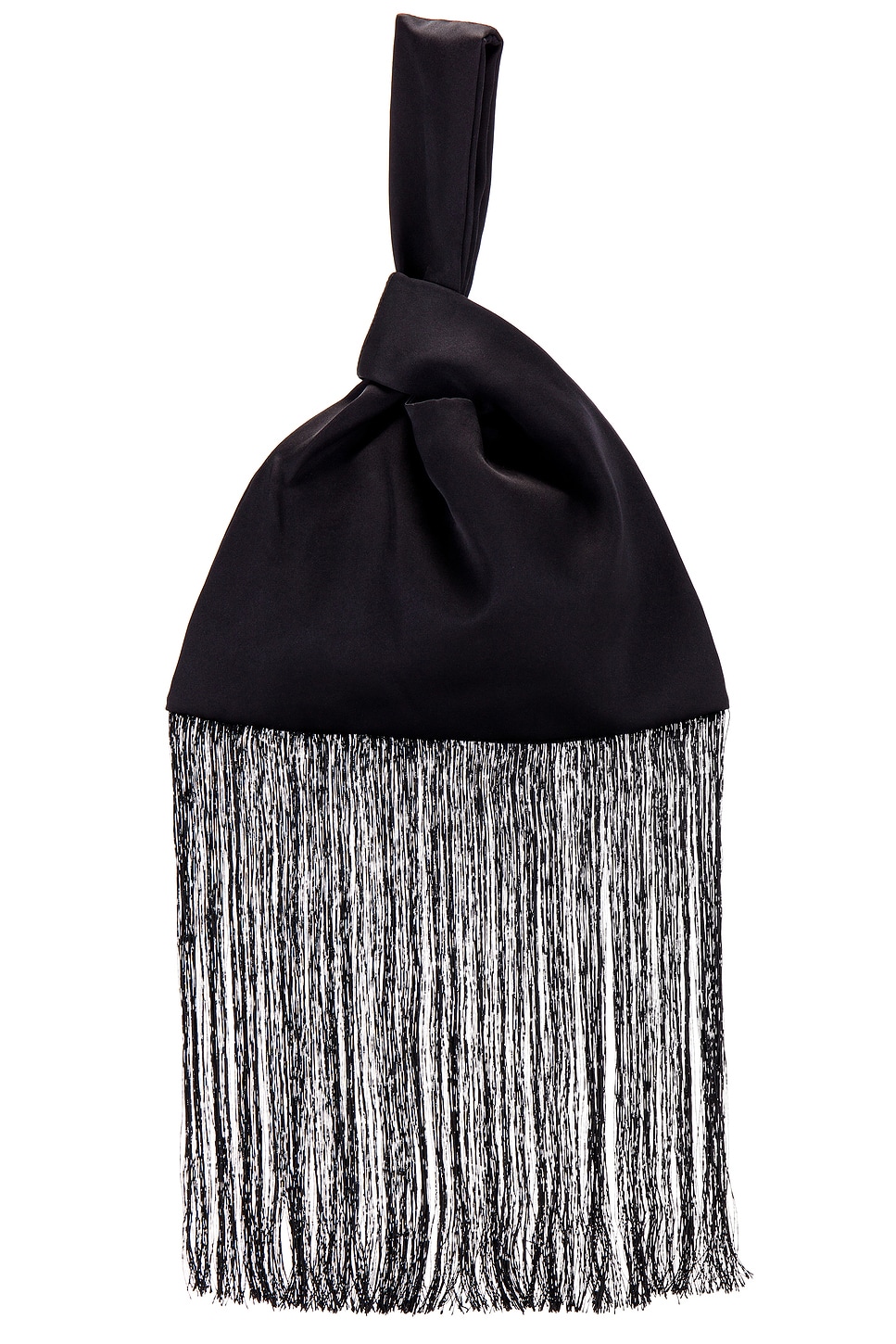 Nanushka Jen Fringe Bag in Black | REVOLVE