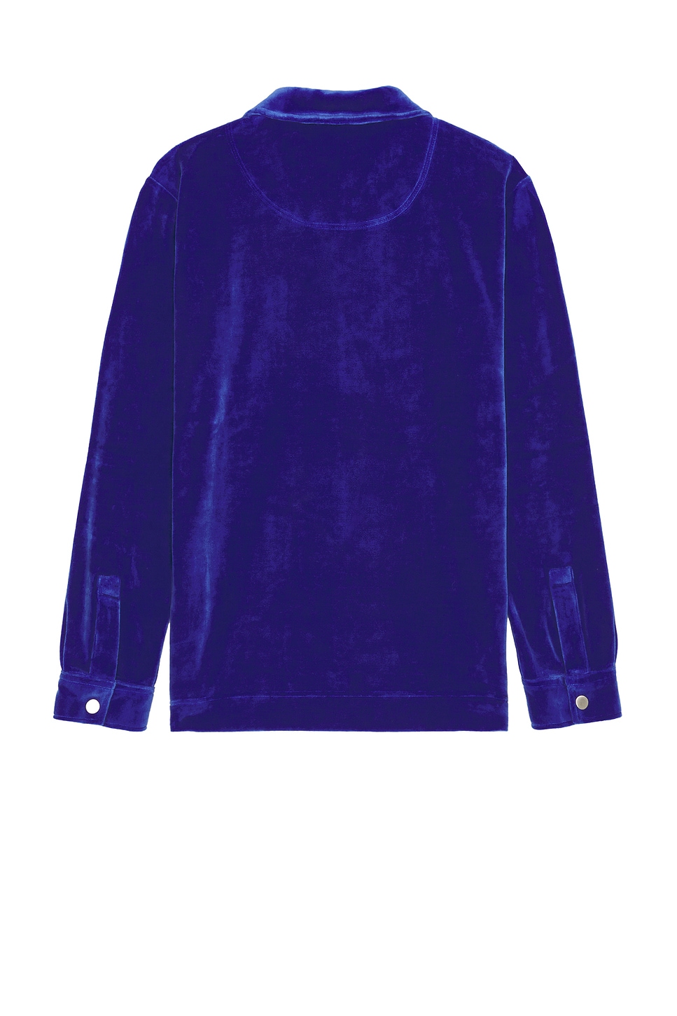 OAS Velour Long Sleeve Polo in Azure | REVOLVE