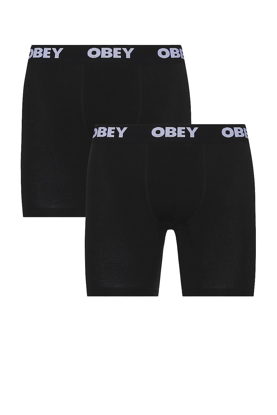 Obey Established Works 2 Pack Boxer Briefs in Black | REVOLVE