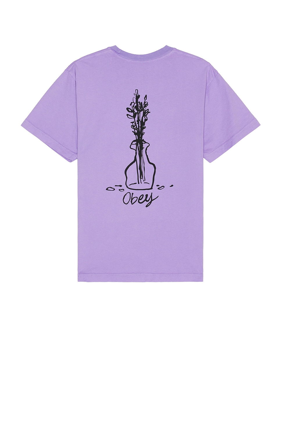 Obey Flower Sketch Tee in Digital Lavender | REVOLVE